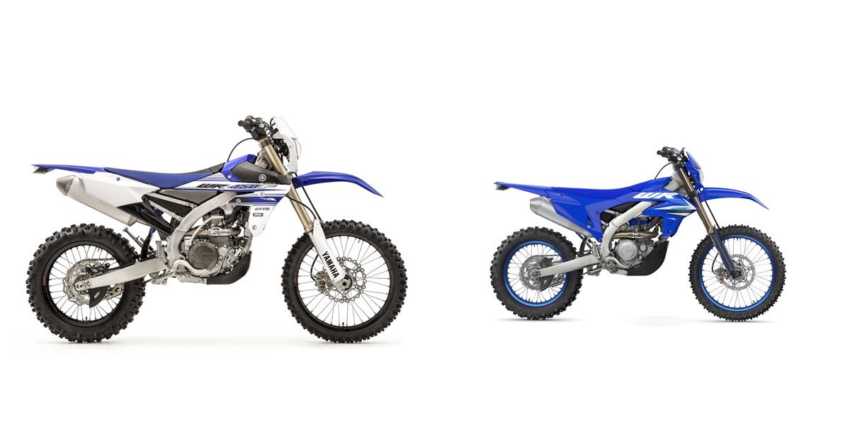 Motorrad Vergleich Yamaha WR450F 2017 vs. Yamaha WR450F 2025
