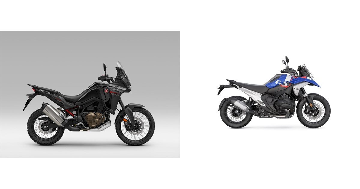 Motorrad Vergleich Honda CRF1100L Africa Twin DCT 2025 vs. BMW R 1300 ...
