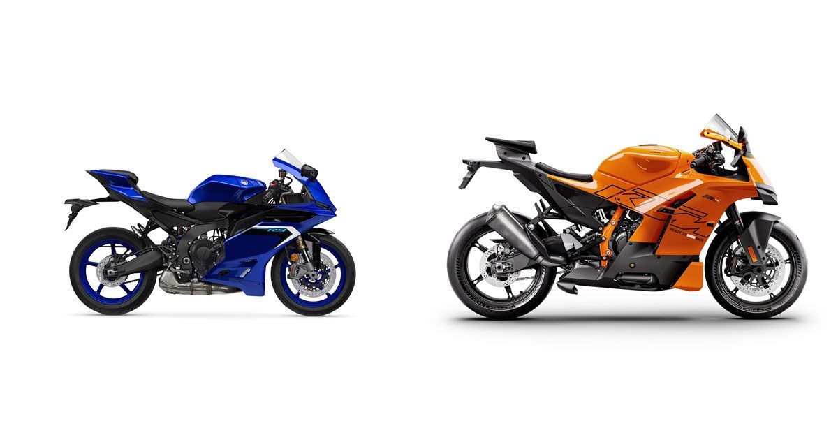 Confronto tra moto Yamaha R9 2025 VS. KTM 990 RC R 2026
