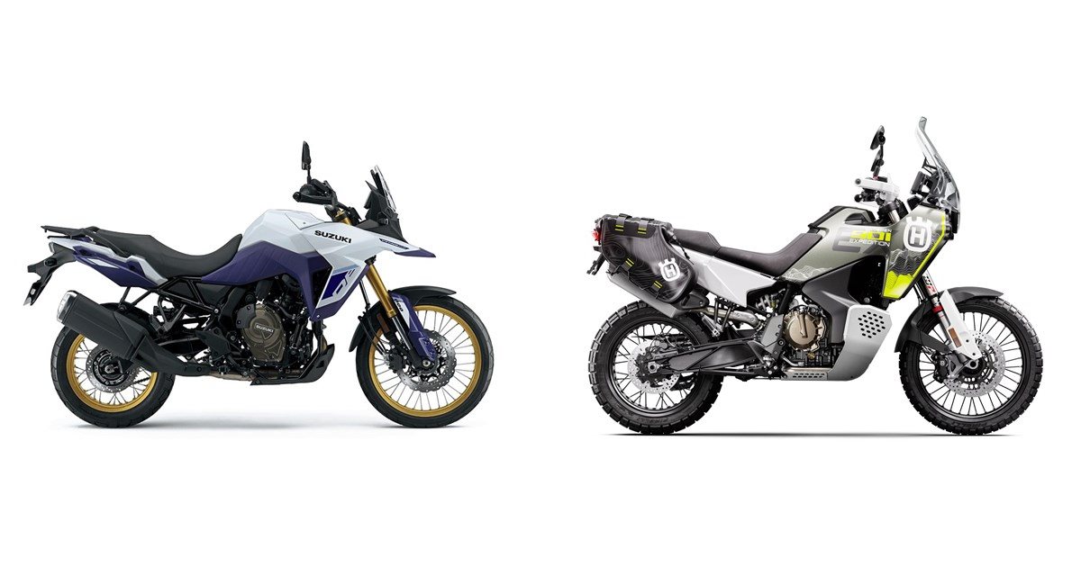Motorrad Vergleich Suzuki V-Strom 800DE 2024 vs. Husqvarna Norden 901 Expedition 2025