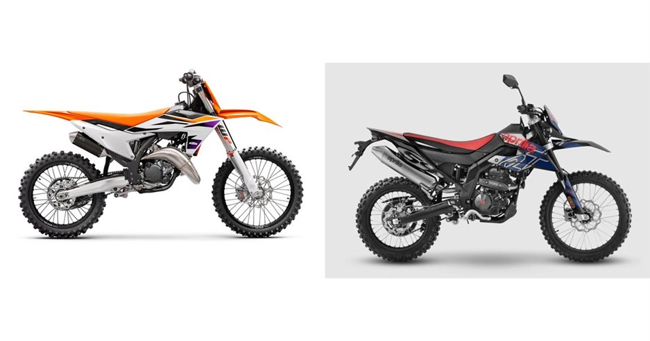 Confronto tra moto KTM 125 SX 2024 VS. Aprilia RX 125 2023