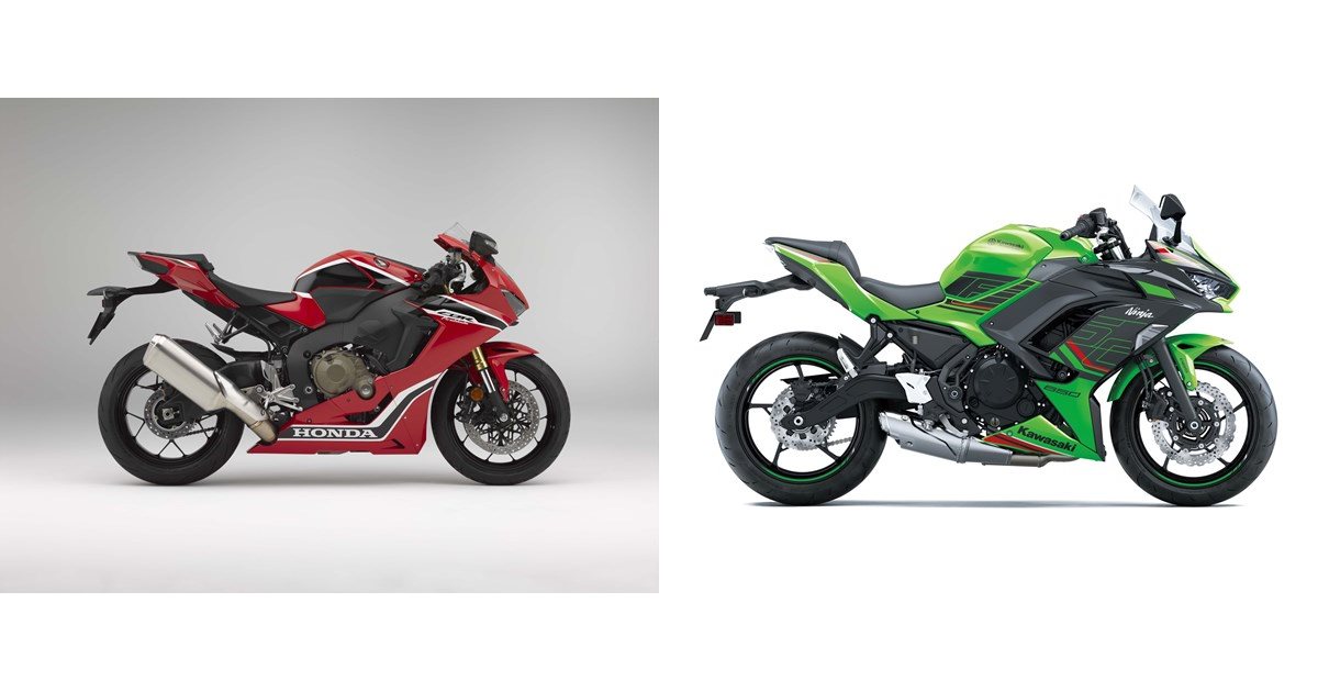 Honda CBR1000RR Fireblade 2018 vs Kawasaki Ninja 650 2023