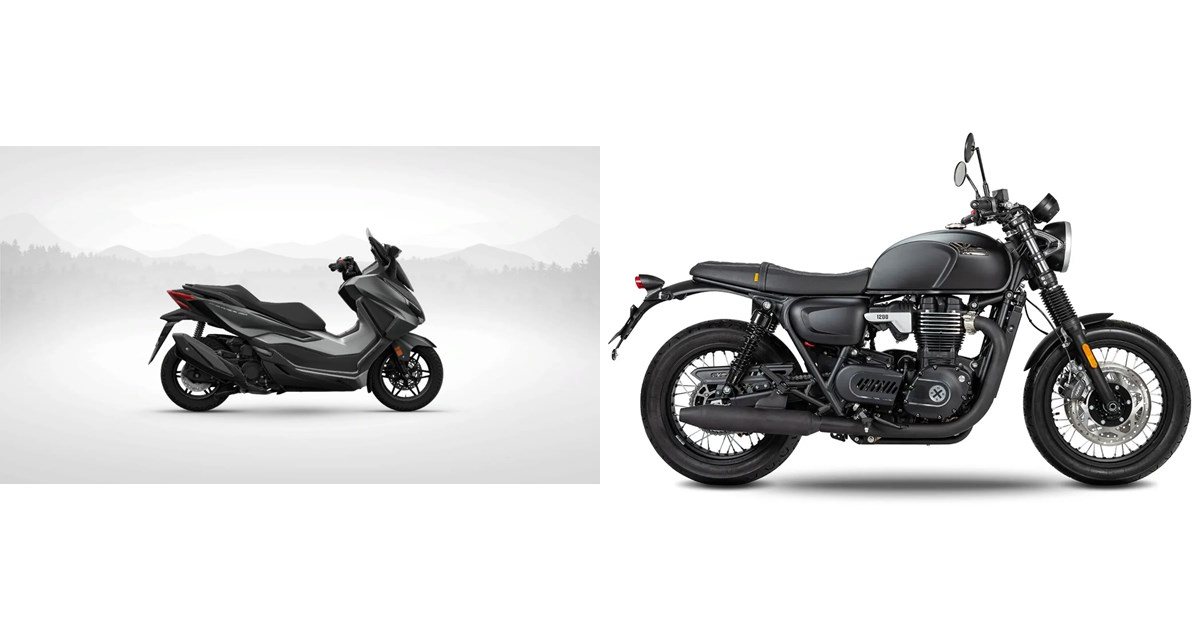Honda Forza 350 2023 vs Brixton Cromwell 1200 2025