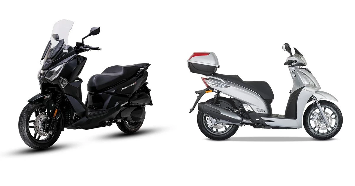 Sym Joyride 300 2023 vs Kymco People GT 300i 2020
