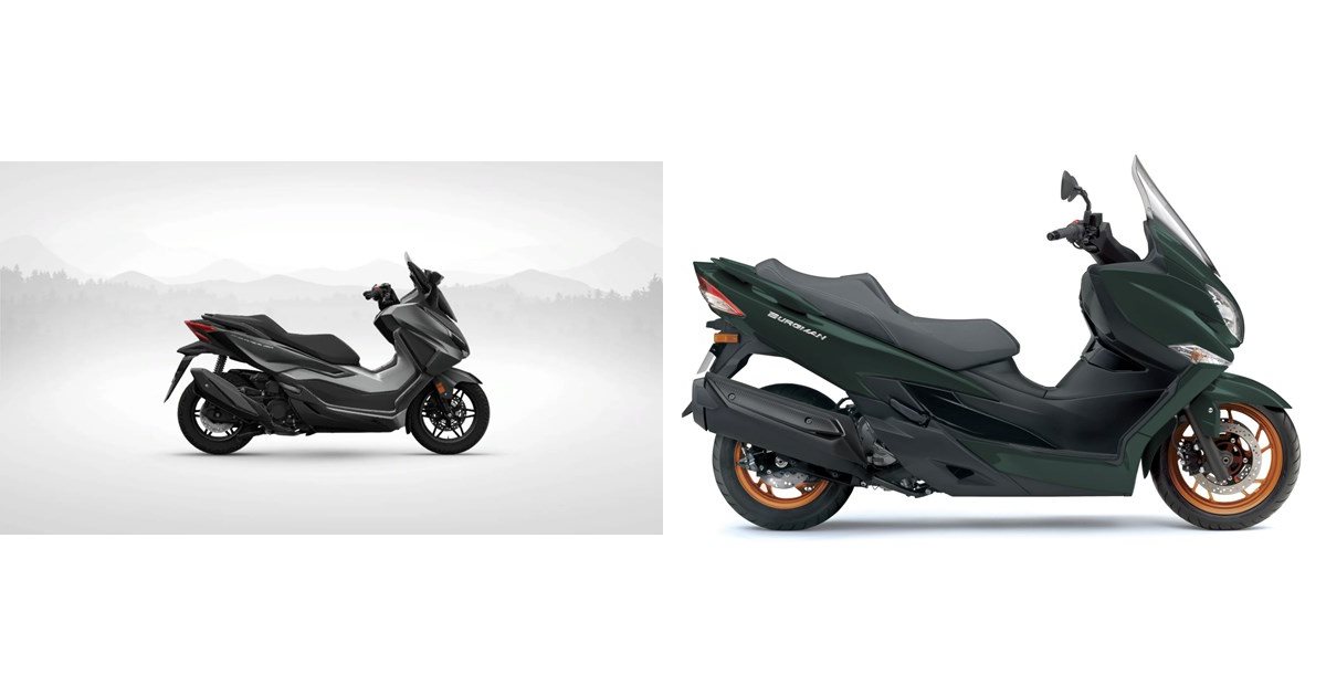 Honda Forza 350 2023 vs Suzuki Burgman 400 2026
