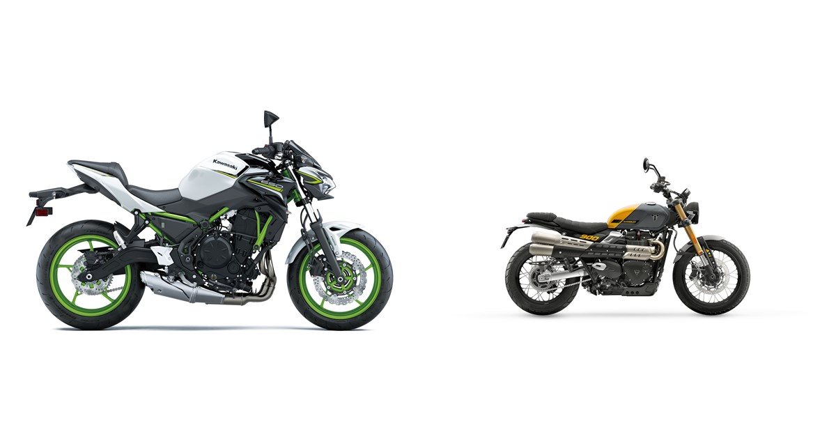 Kawasaki Z650 2021 vs Triumph Scrambler 900 2026