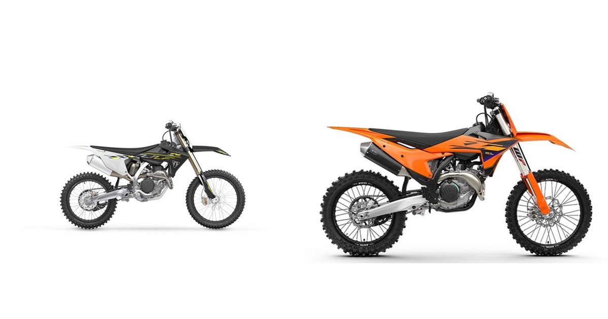 Triumph TF 450-X 2026 vs KTM 450 SX-F 2026