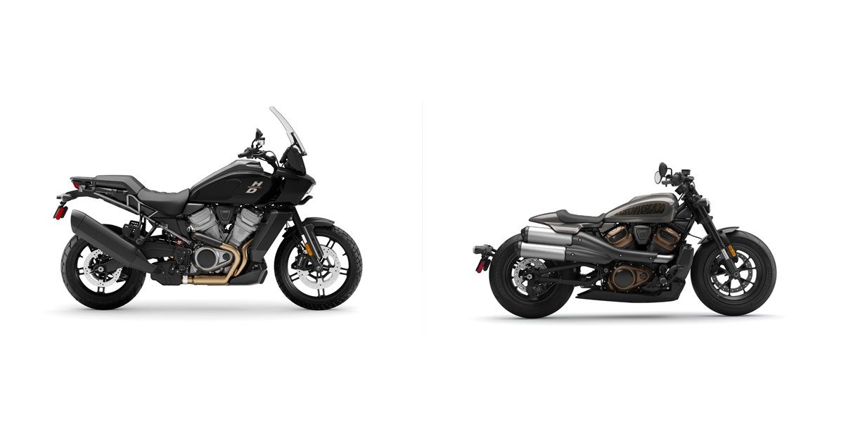 Harley-Davidson Pan America 1250 2023 vs Harley-Davidson Sportster S ...
