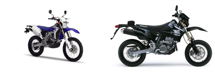Motorrad Vergleich Yamaha WR450F 2013 vs. Suzuki DR-Z 400 SM 2006