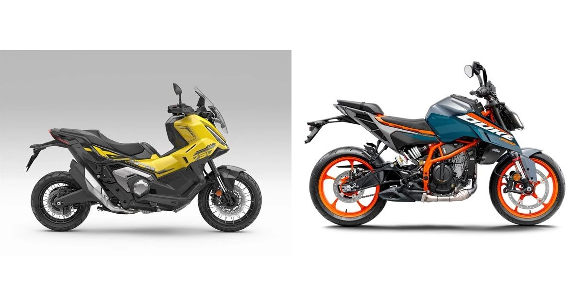 Honda X-ADV 2025 vs KTM 390 Duke 2024
