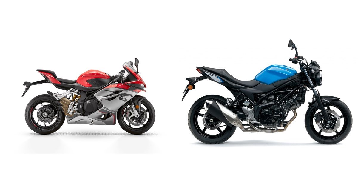 QJ Motor SRK 921 RR 2025 vs Suzuki SV 650 2017