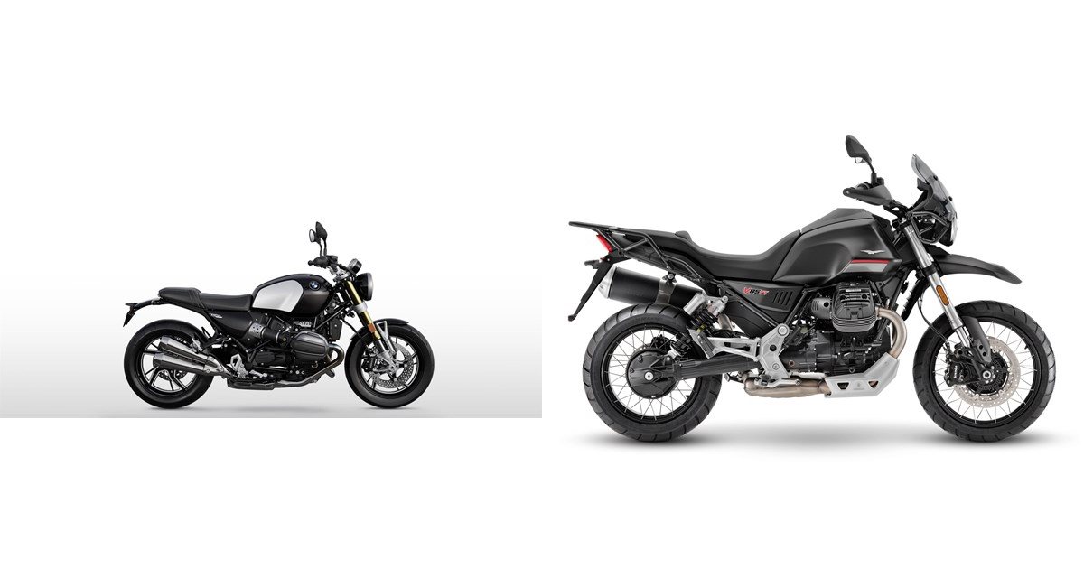 BMW R 12 nineT 2025 vs Moto Guzzi V85 TT 2022