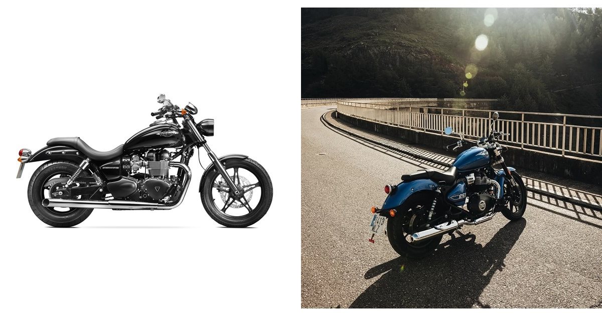 Motorrad Vergleich Triumph Speedmaster 2014 vs. Royal Enfield Super ...