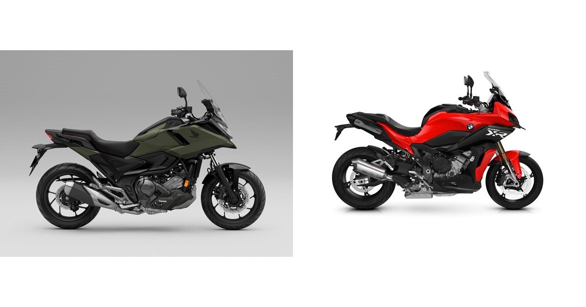 Motorrad Vergleich Honda NC750X DCT 2025 vs. BMW S 1000 XR 2023