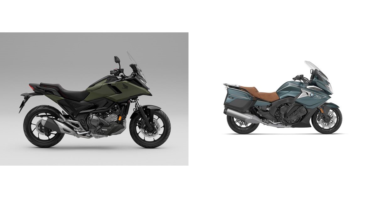 Honda NC750X DCT 2025 vs BMW K 1600 GT 2025