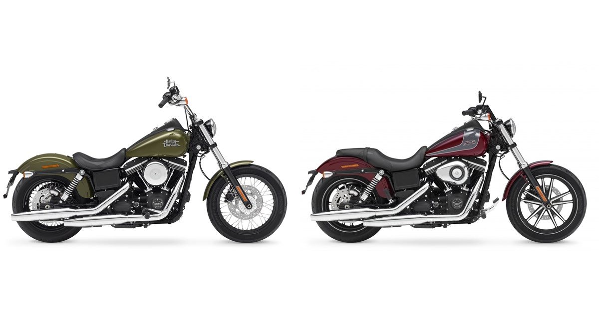 Harley-Davidson Dyna Street Bob FXDB 2017 vs Harley-Davidson Dyna ...