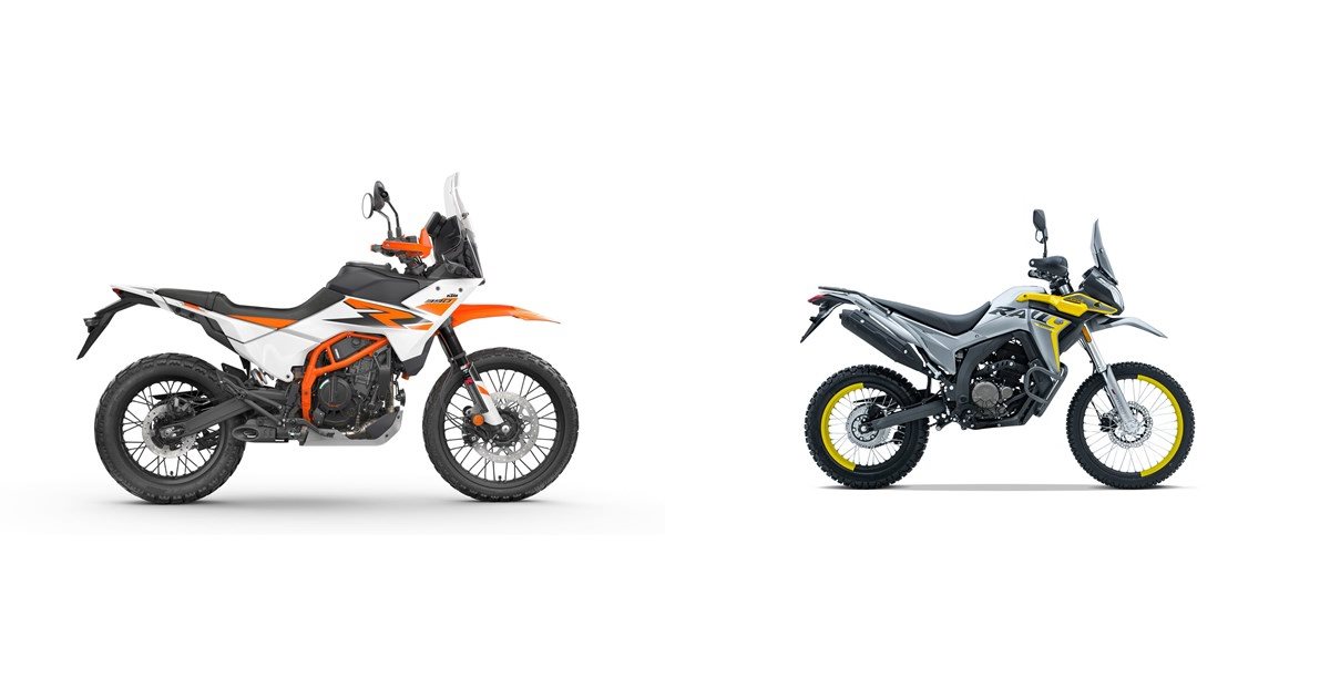 Motorrad Vergleich KTM 390 Adventure R 2025 vs. Voge 300 Rally 2023