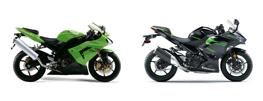 Kawasaki Ninja ZX-10R 2005 vs Kawasaki Ninja 400 2020