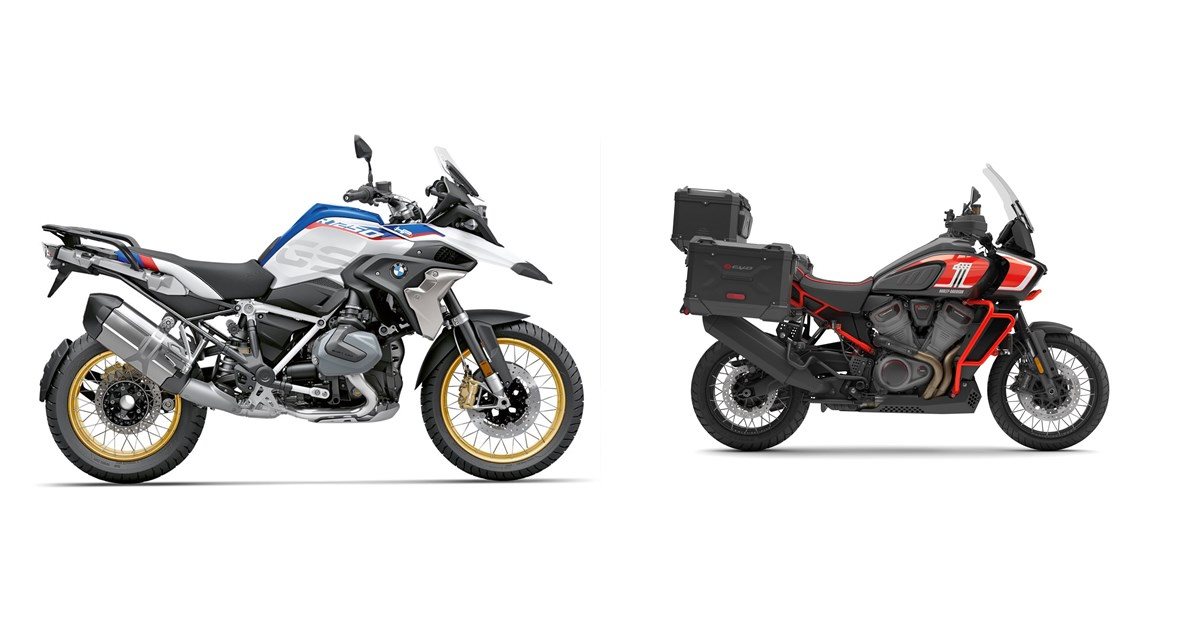 Motorrad Vergleich BMW R 1250 GS 2022 vs. Harley-Davidson CVO Pan ...