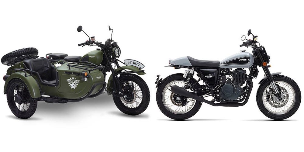 Motorrad Vergleich Mash Side Force 2022 vs. Mash Dirt Track 2022