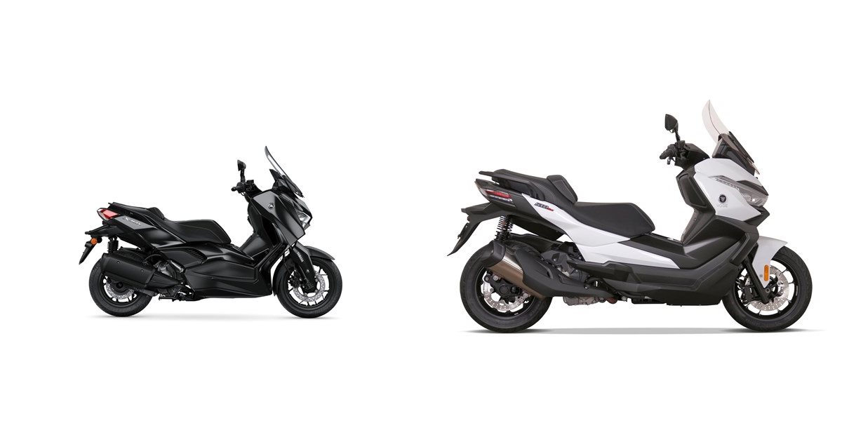 Yamaha XMAX 300 Tech MAX 2024 vs Voge SR4 350 LUXURY 2025