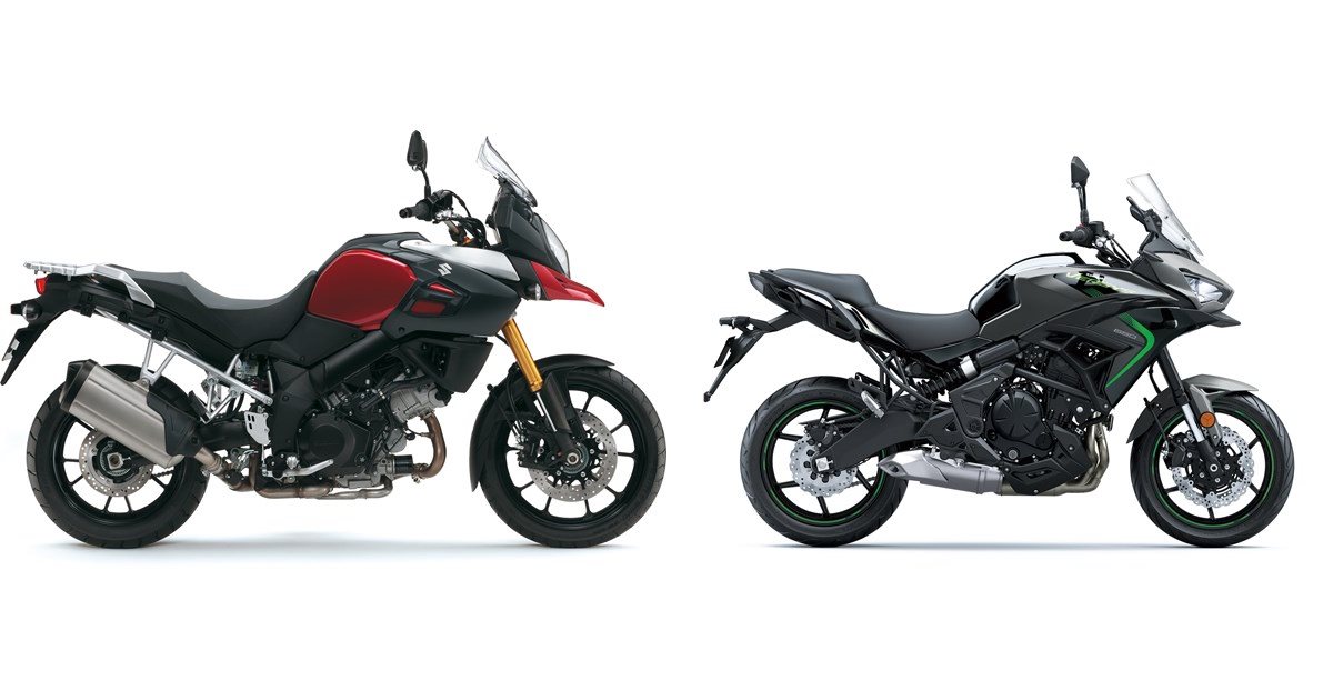 Motorrad Vergleich Suzuki V-Strom 1000 2016 vs. Kawasaki Versys 650 2025
