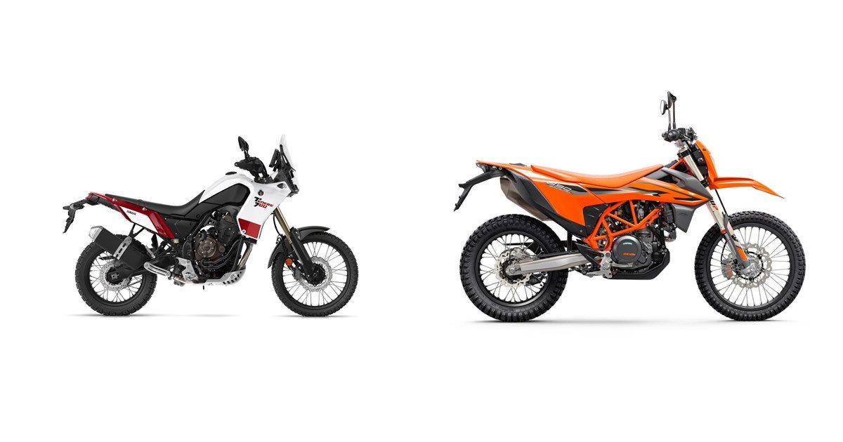 Motorrad Vergleich Yamaha Tenere 700 2019 vs. KTM 690 Enduro R 2024
