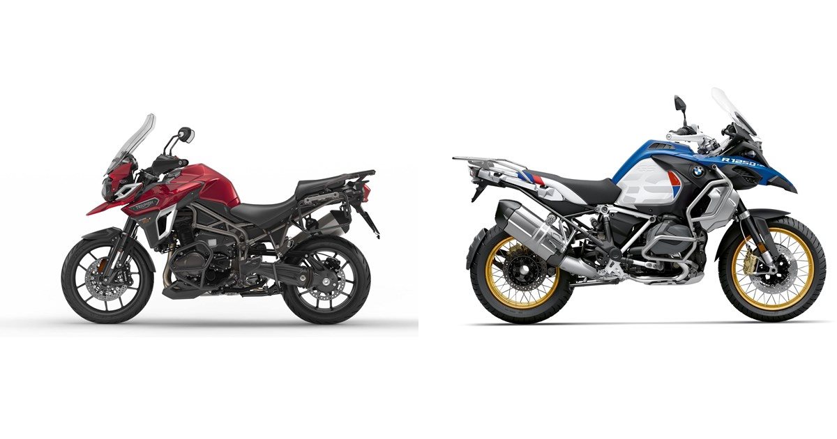 Motorrad Vergleich Triumph Tiger Explorer XRT 2017 vs. BMW R 1250 GS ...
