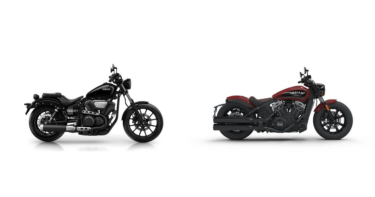 Motorrad Vergleich Yamaha XV 950 2017 vs. Indian Scout Bobber 1131 2018