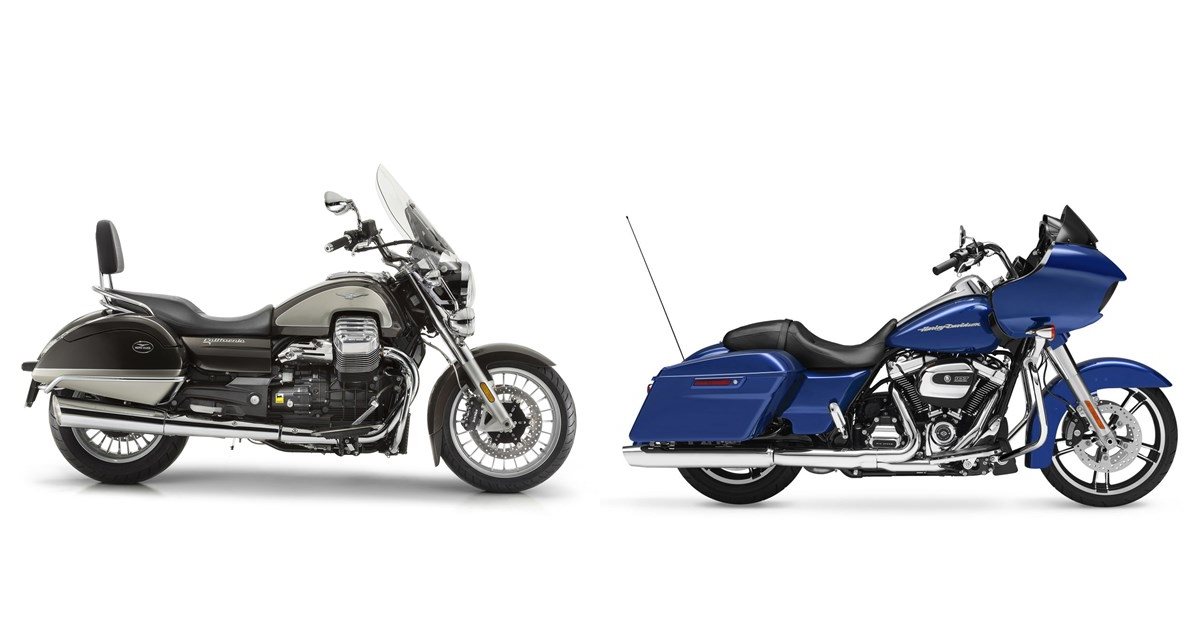 Moto Guzzi California 1400 Touring SE 2016 vs Harley-Davidson Touring ...