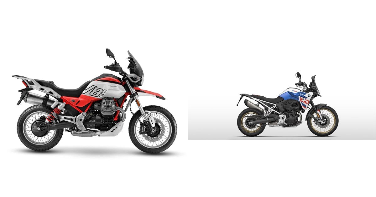 Motorrad Vergleich Moto Guzzi V85 TT 2025 vs. BMW F 900 GS 2024