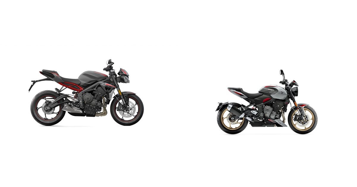 Triumph Street Triple 765 R 2021 vs Triumph Trident 800 2026