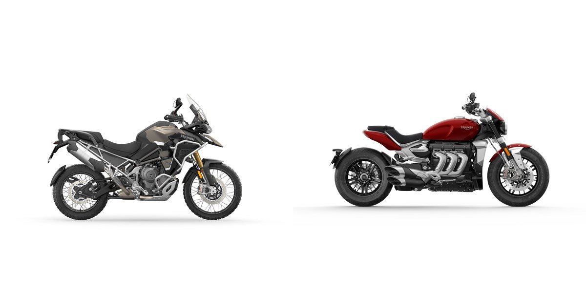 Triumph Tiger 1200 Rally Explorer 2025 vs Triumph Rocket 3 R 2021