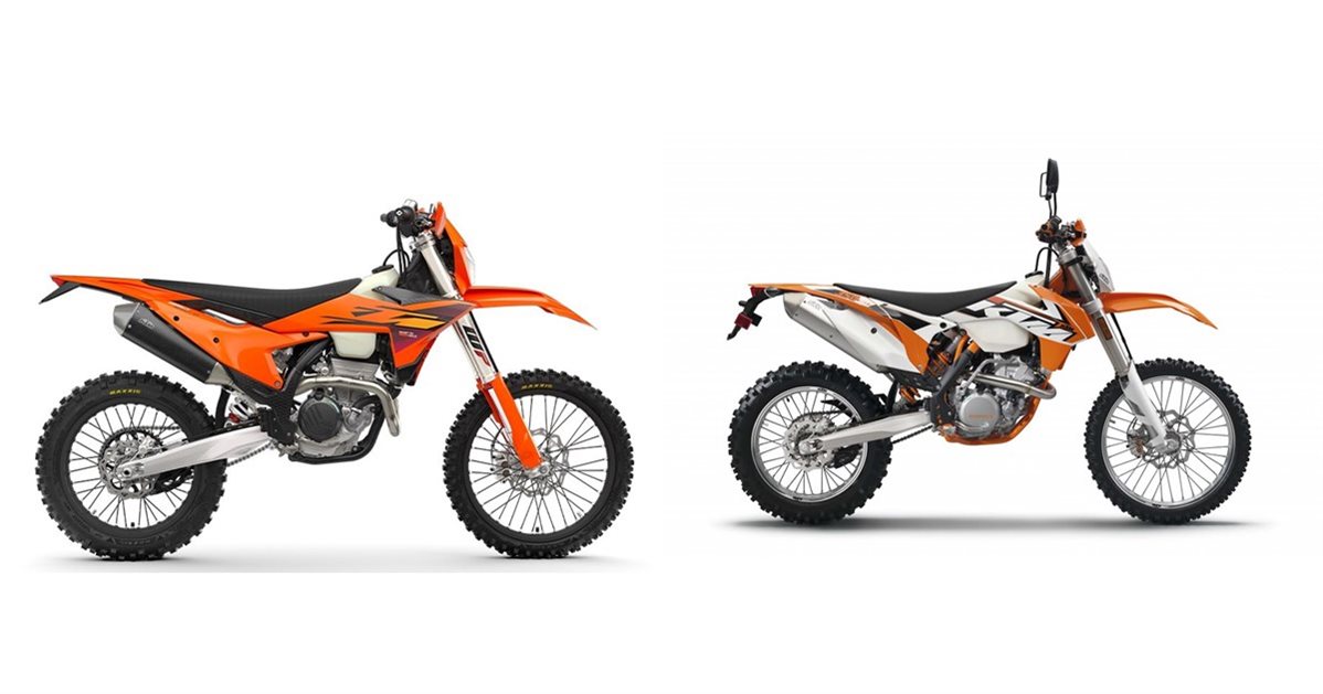 Motorrad Vergleich KTM 350 EXC-F 2026 2026 vs. KTM 350 EXC-F 2016