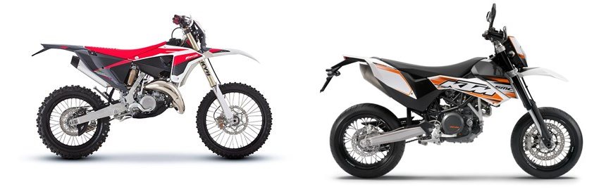 Fantic XE 125 2023 vs KTM 690 SMC 2011