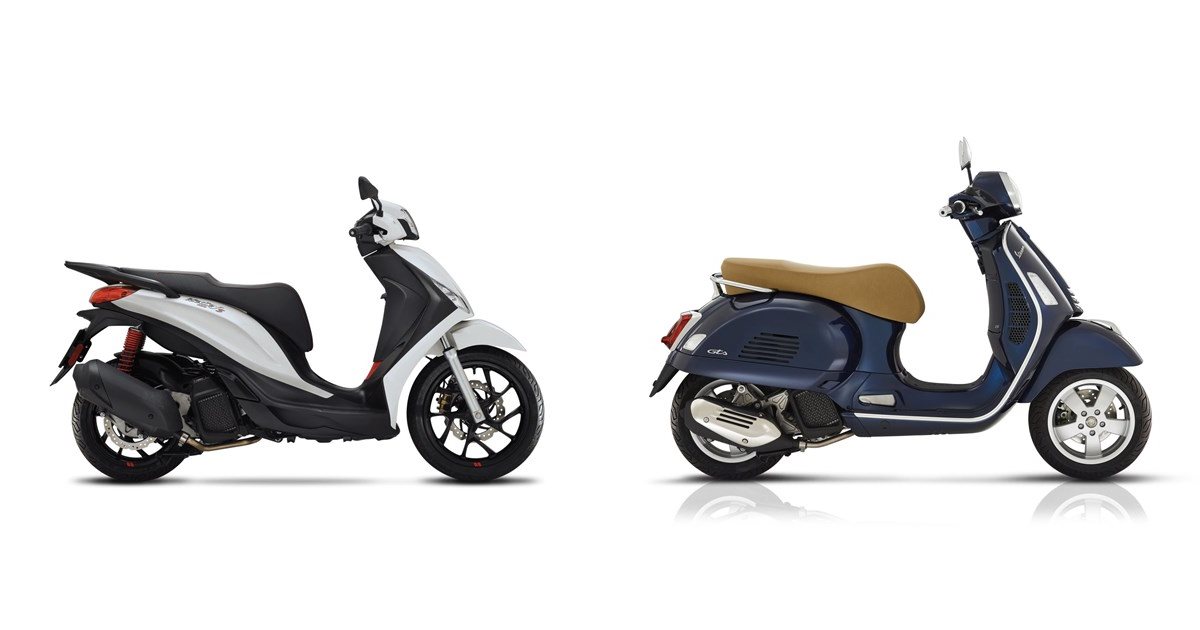 Piaggio Medley 125 S 2025 vs Vespa GTS 125 i.e. 2020
