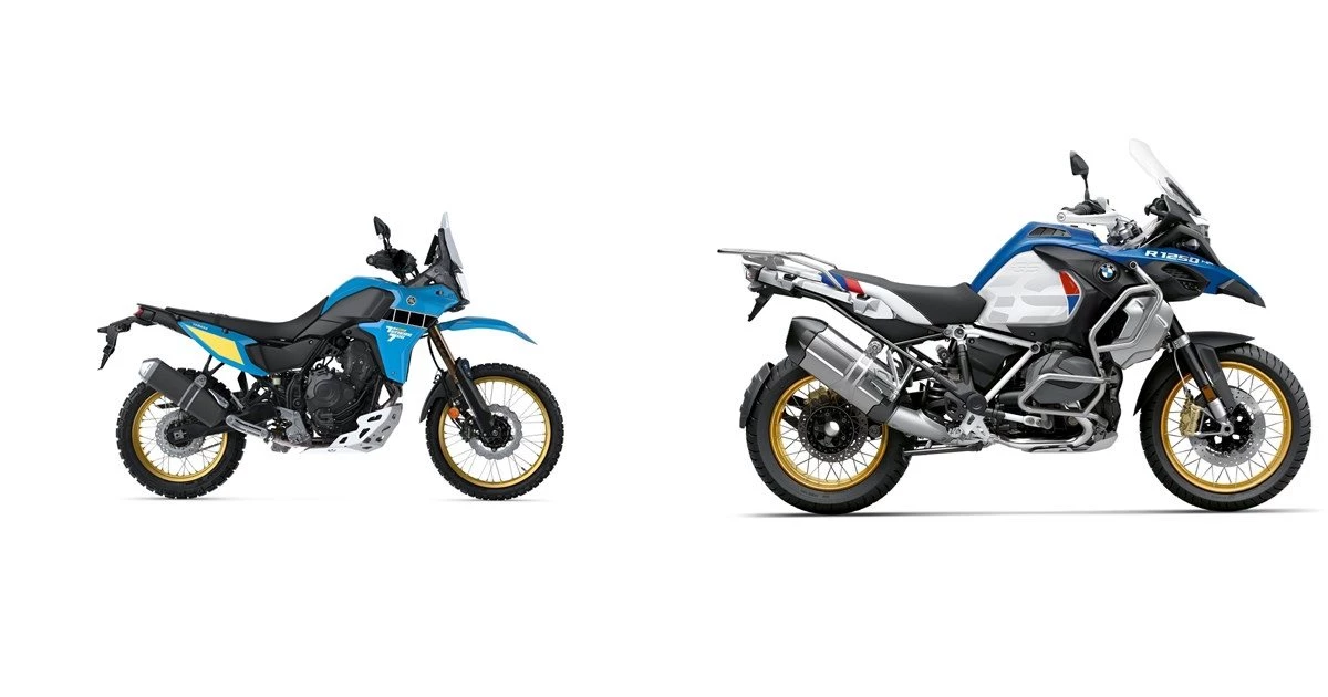 Yamaha Tenere 700 Rally 2025 vs BMW R 1250 GS Adventure 2020