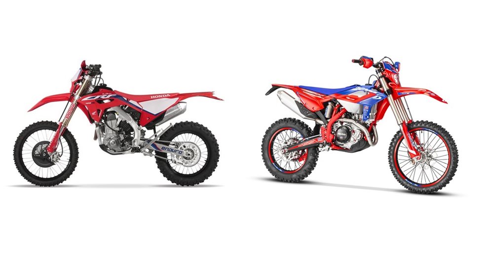 Red Moto CRF 400RX Enduro 2021 vs Beta RR 390 4T Racing 2023