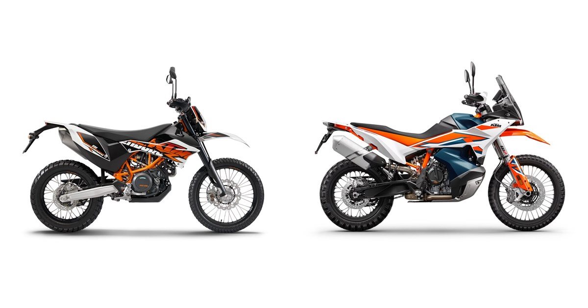 KTM 690 Enduro R 2014 vs KTM 890 Adventure R 2023