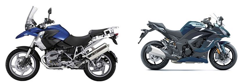 BMW R 1200 GS 2009 vs Kawasaki Ninja 1100SX SE 2026