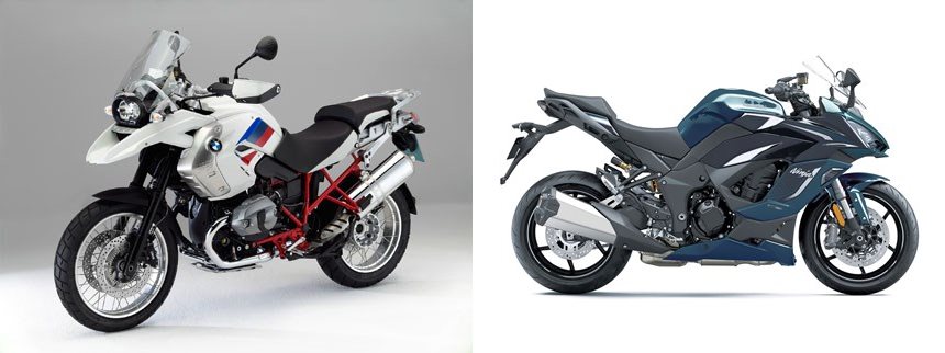 BMW R 1200 GS 2012 vs Kawasaki Ninja 1100SX SE 2026