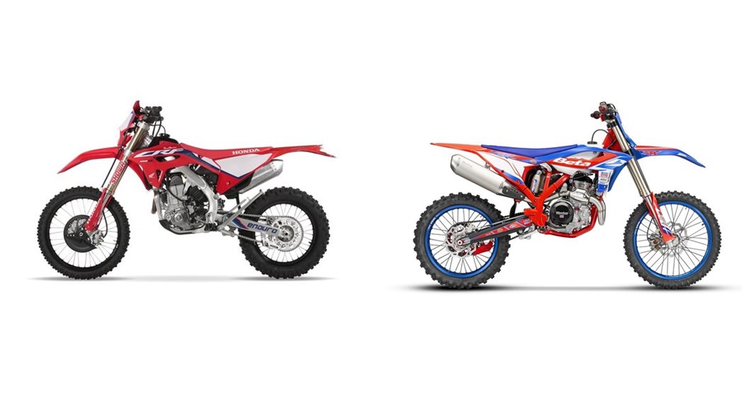 Red Moto CRF 450RX Enduro 2021 vs Beta RX 450 4T 2025