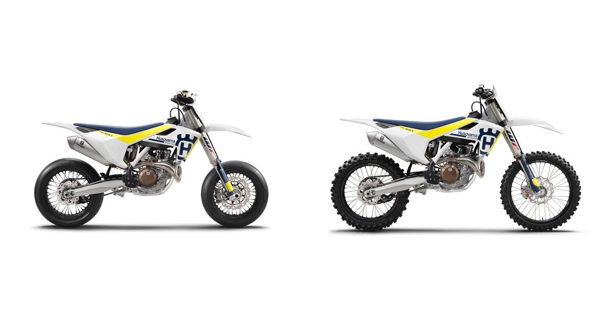 Motorrad Vergleich Husqvarna FS 450 2017 vs. Husqvarna FC 450 2017