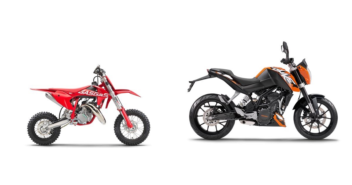 GASGAS MC 50 2022 vs KTM 200 Duke 2014