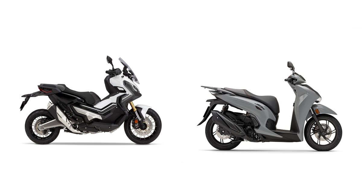 Motorrad Vergleich Honda X-ADV 2020 vs. Honda SH350i 2026