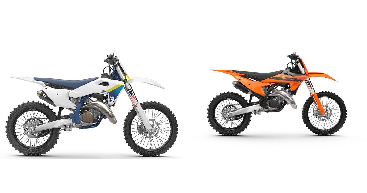 Comparaison des motos Husqvarna TC 150 2025 VS. KTM 150 SX 2025
