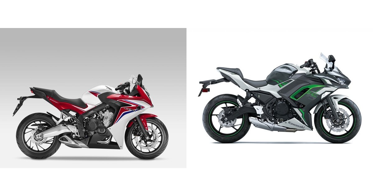 Honda CBR 650F 2016 vs Kawasaki Ninja 650 2022