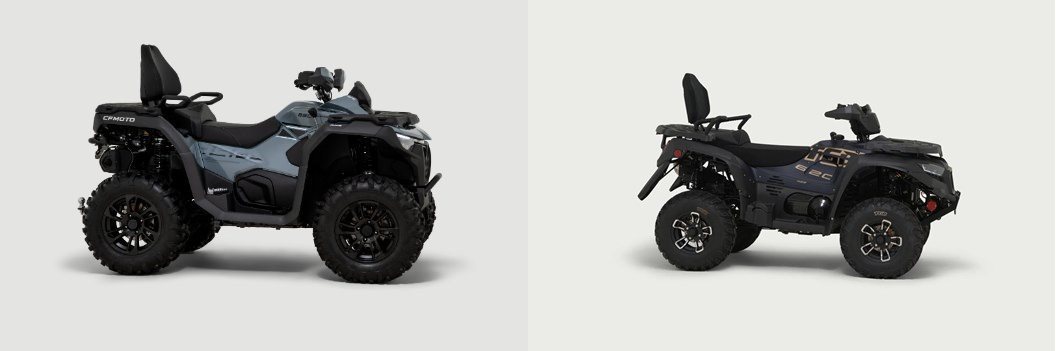 Motorrad Vergleich CFMOTO CFORCE 850 Touring 2025 vs. TGB Blade 620 EPS ...