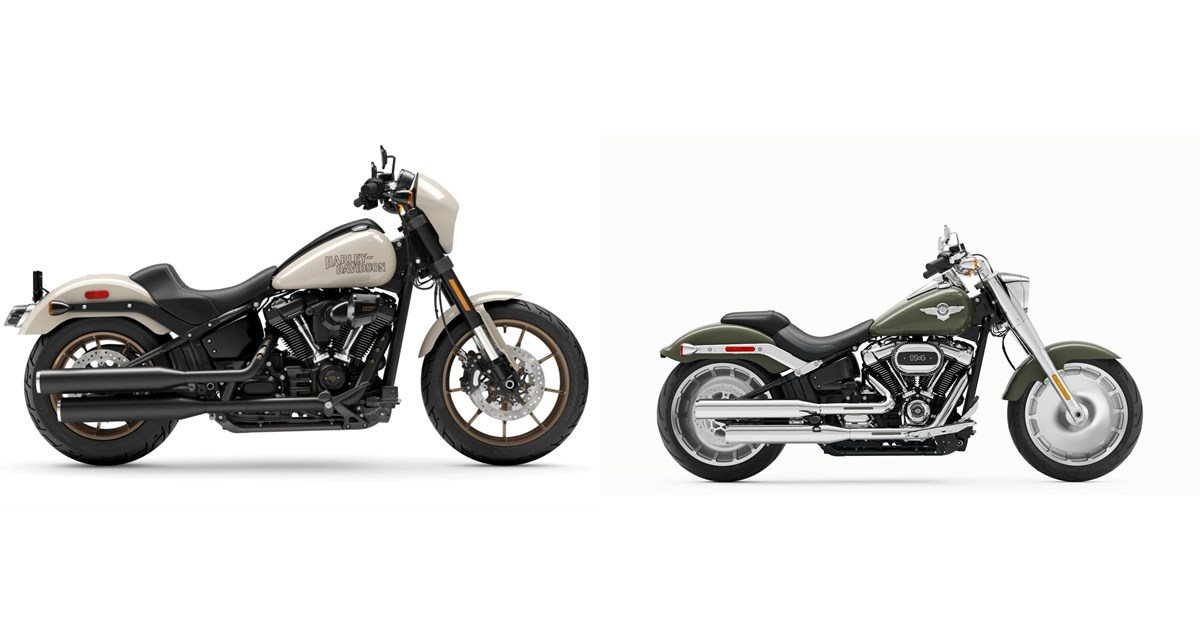 Motorrad Vergleich Harley-Davidson Low Rider S FXLRS 2023 vs. Harley ...