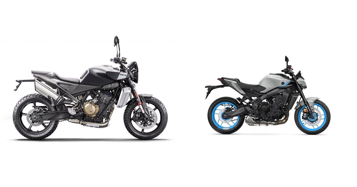 Motorrad Vergleich Husqvarna Svartpilen 801 2024 vs. Yamaha MT-09 2025